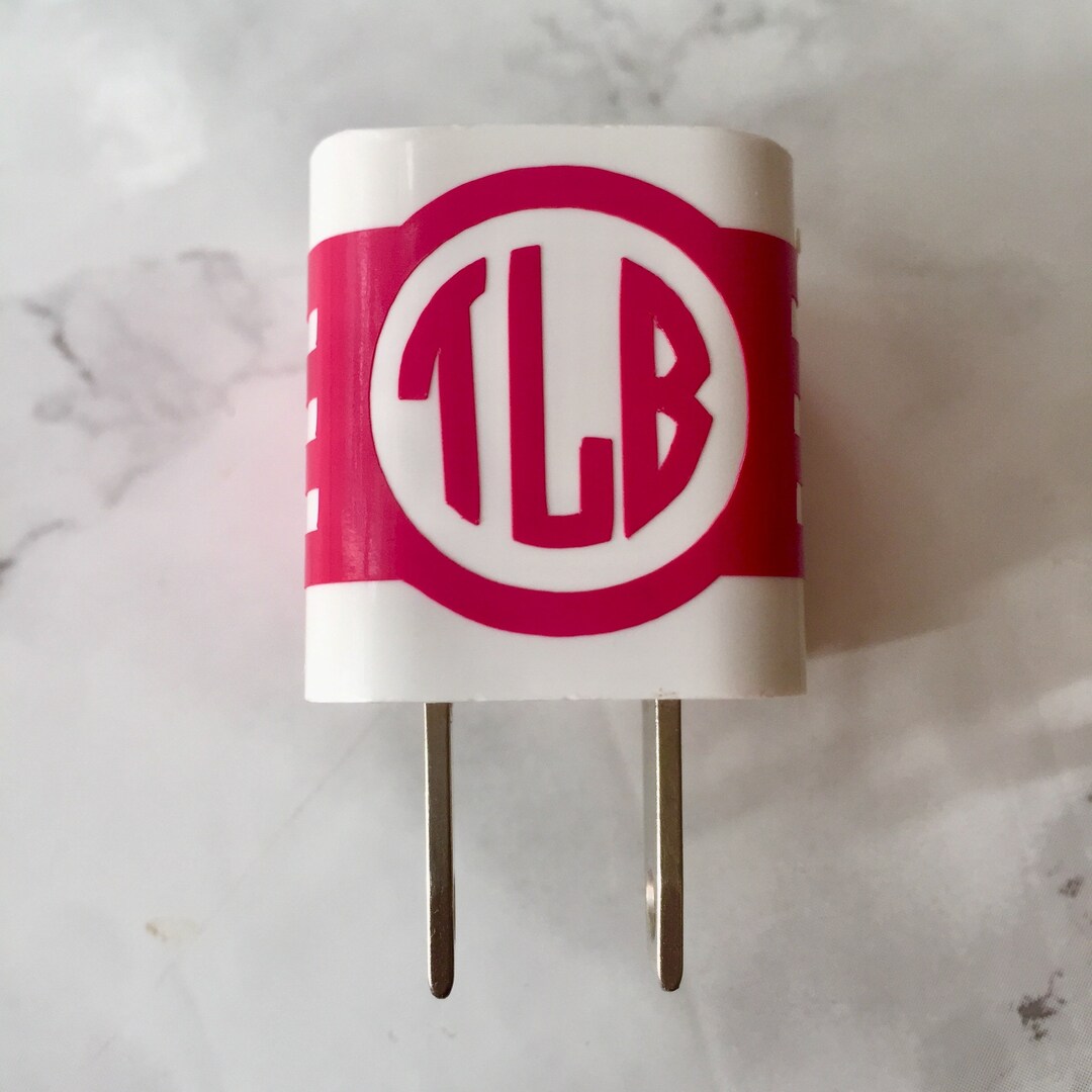 Personalized Charger Decal - Etsy