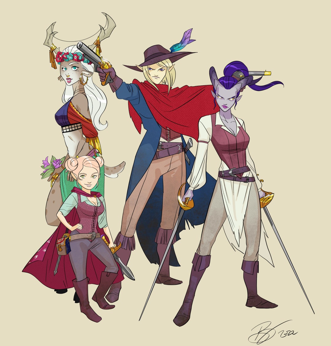 Dnd Group Commissions - Etsy