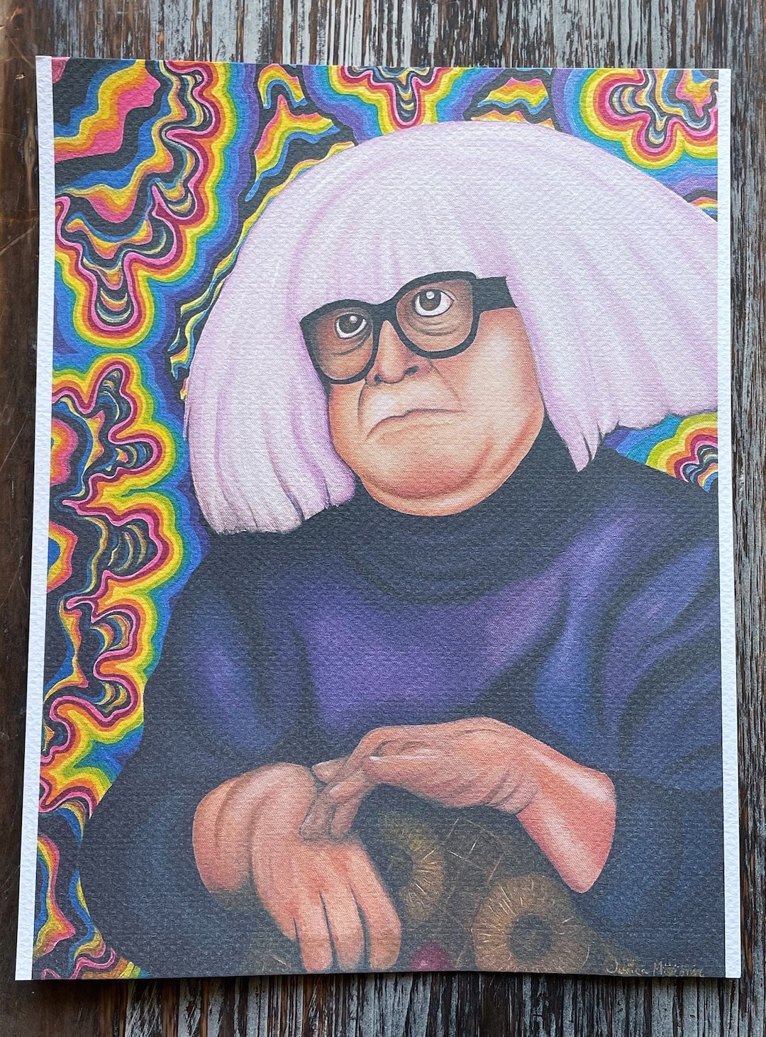 Danny Devito Ongo Gablogian Art Print 8.5inx11.5in Textured Print - Etsy