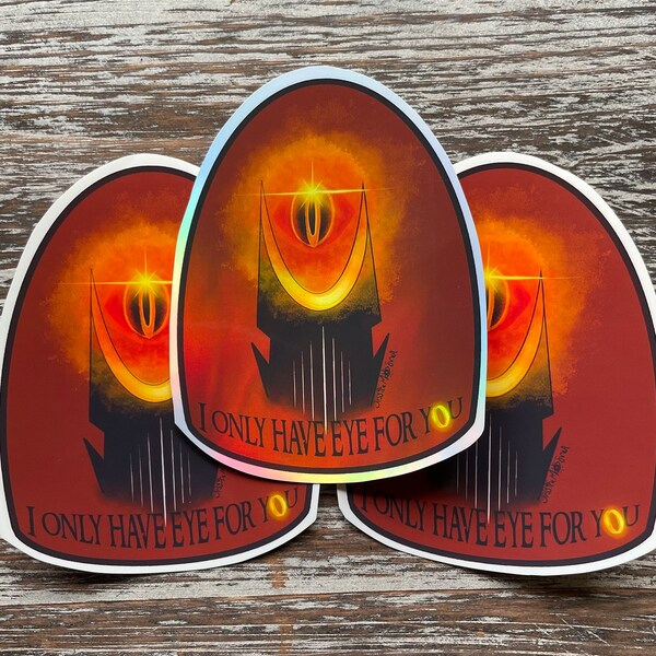 Eye of Sauron Sticker - Etsy