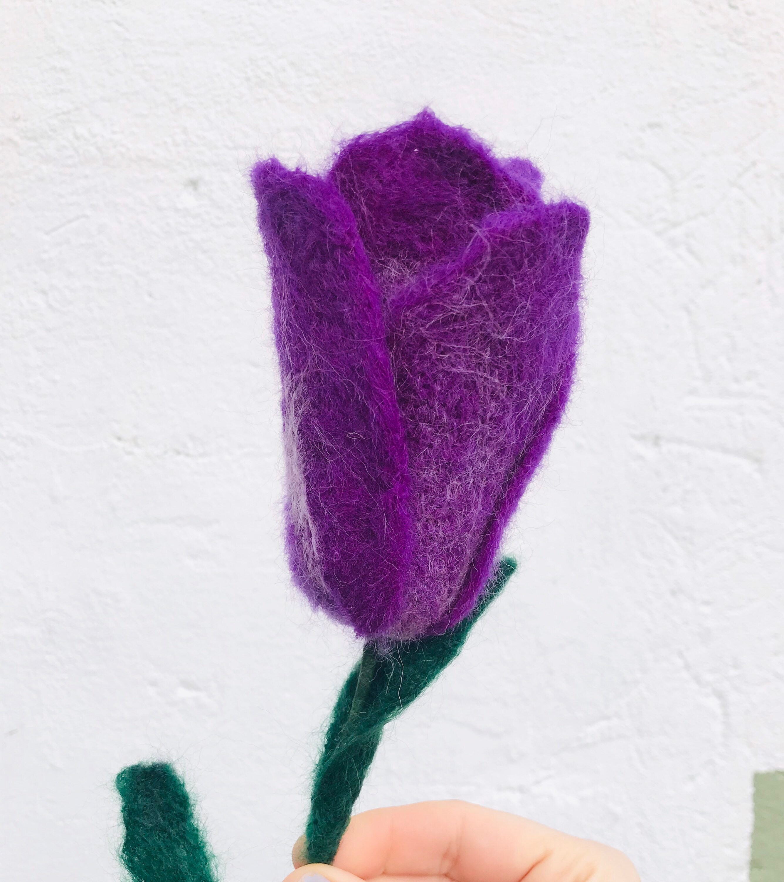 Felted Tulips, Felted Flowers, Felted Mother’s Day Tulip, Needle Felted ...