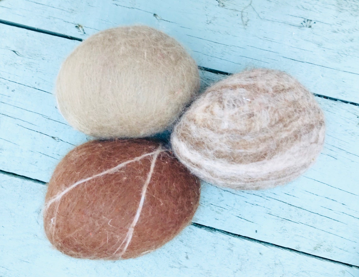 Stone Paperweights, Pebble Paper Weights, Felted Stone Paperweight ...