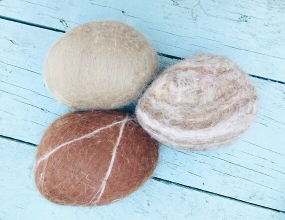 Stone Paperweights Pebble Paper Weights Felted Stone - Etsy