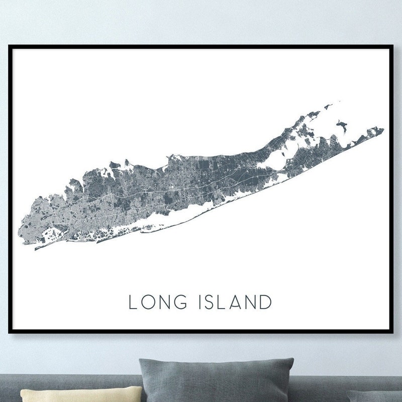 Long Island Map - Etsy