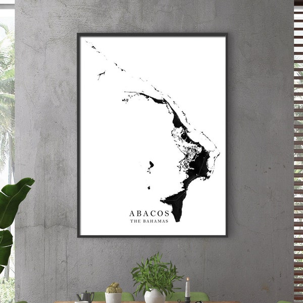 Abaco Islands Map - Etsy