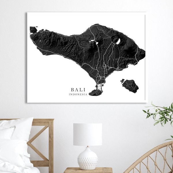 Topographic Map Southeast Asia - Etsy