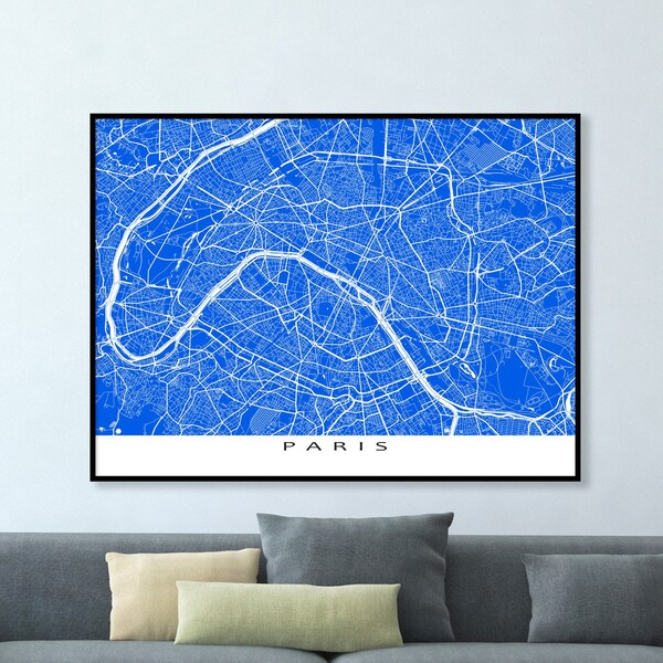 Grid Map of Paris - Etsy