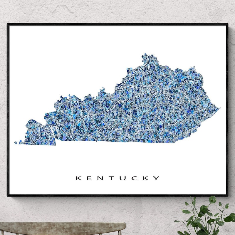 Kentucky State Shape - Etsy