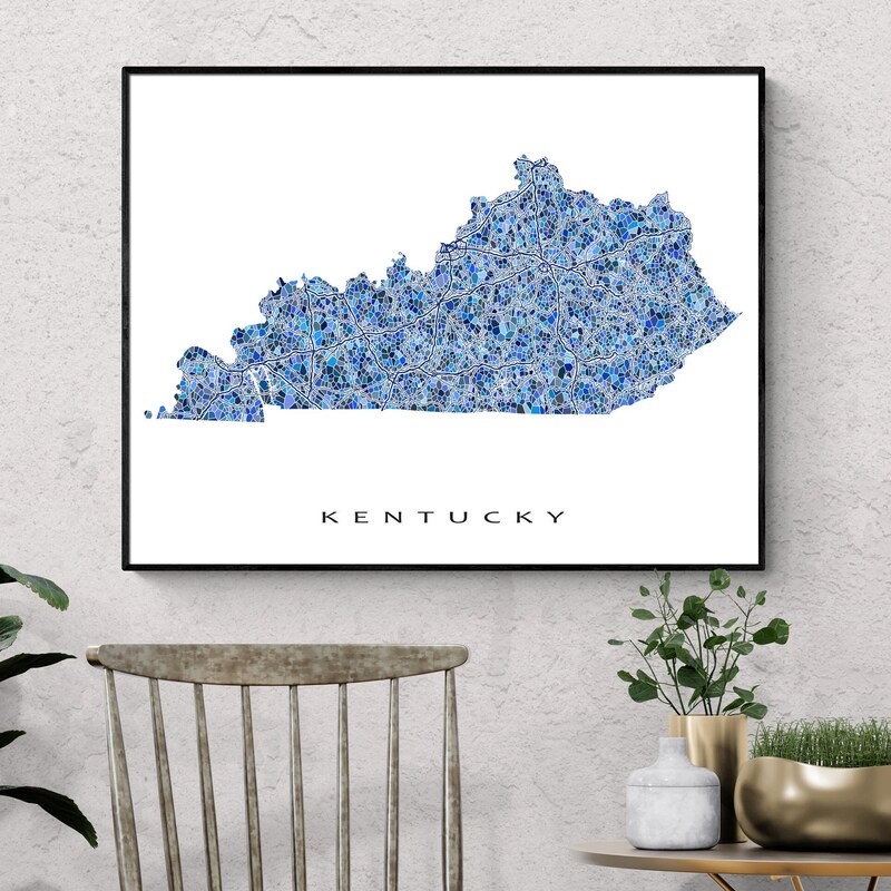 State Map Art Print - Etsy