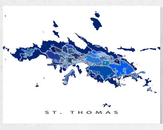 St. Thomas, Usvi Maps: Interactive Map Of St. Thomas, Usvi Island – GBBG