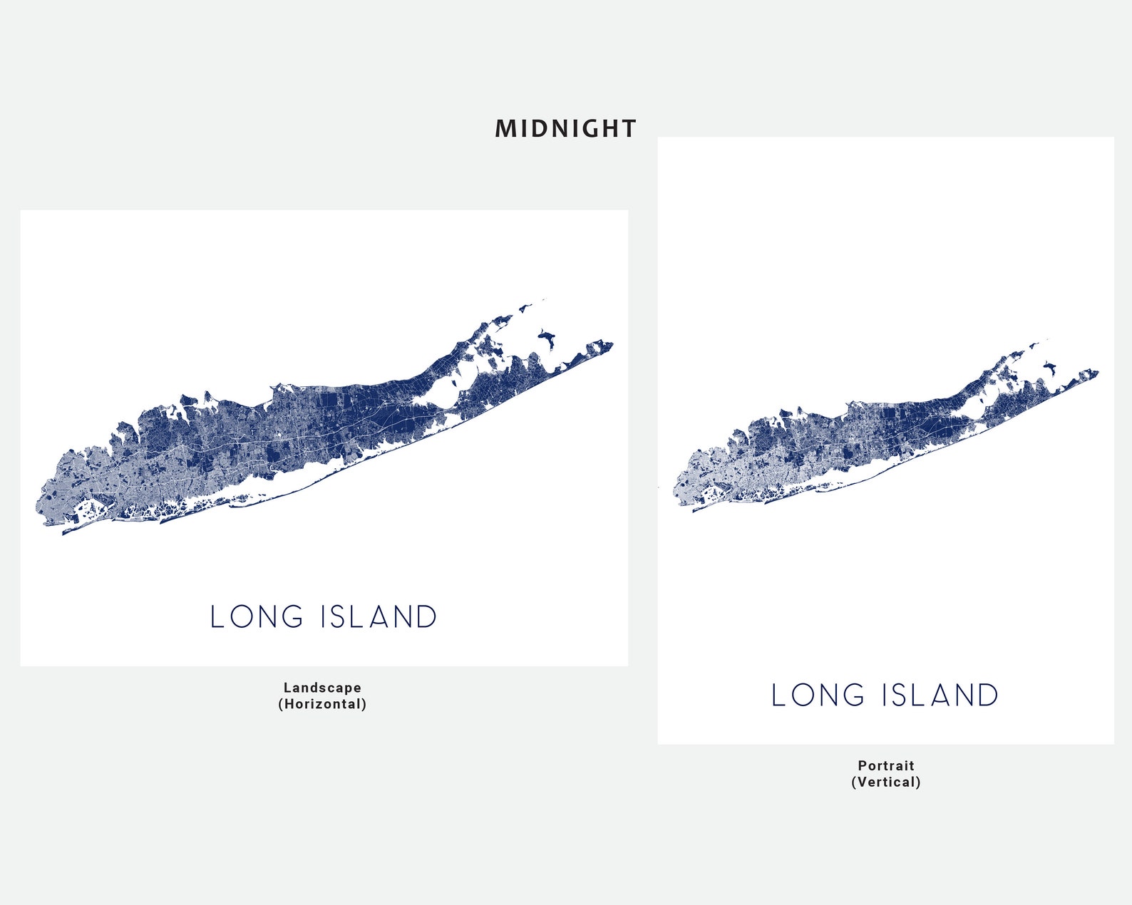Long Island Map Wall Art Print, New York Road Map Poster - Etsy