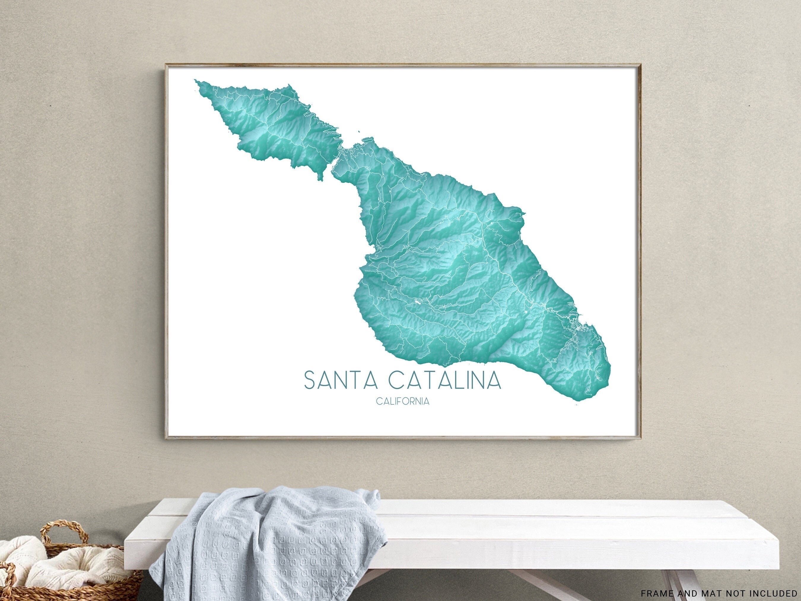 Mapa De Catalina Y California NOAA Chart Santa Catalina Island;