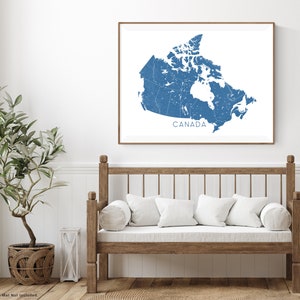 Canada Map Poster Map of Canada Print Canada Art Prints - Etsy Canada