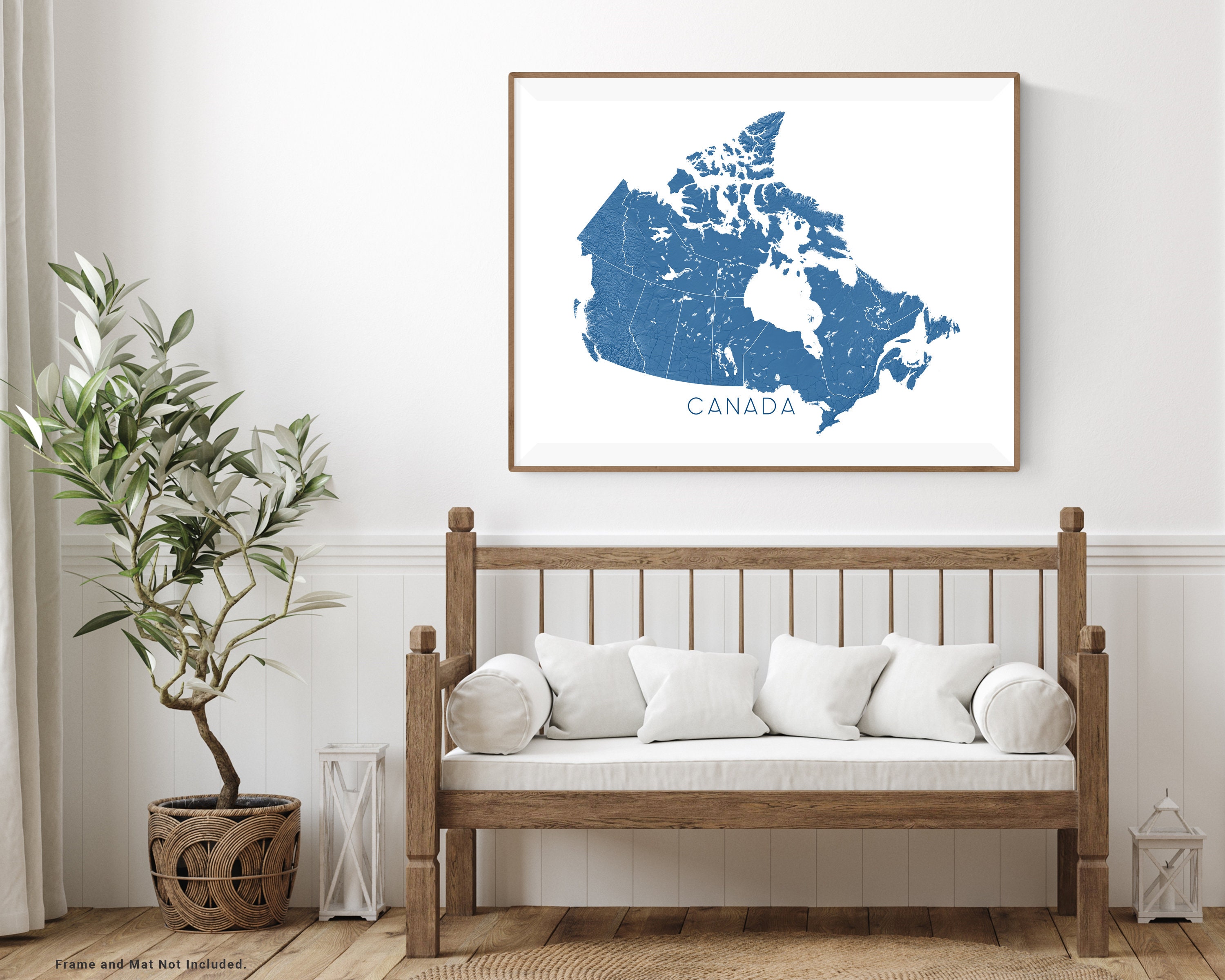 Canada Map Poster Map of Canada Print Canada Art Prints | Etsy Canada