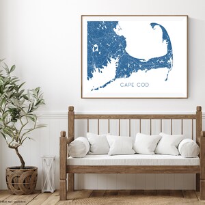 Cape Cod Map Print and Cape Cod Wall Art Poster for Cape Cod | Etsy
