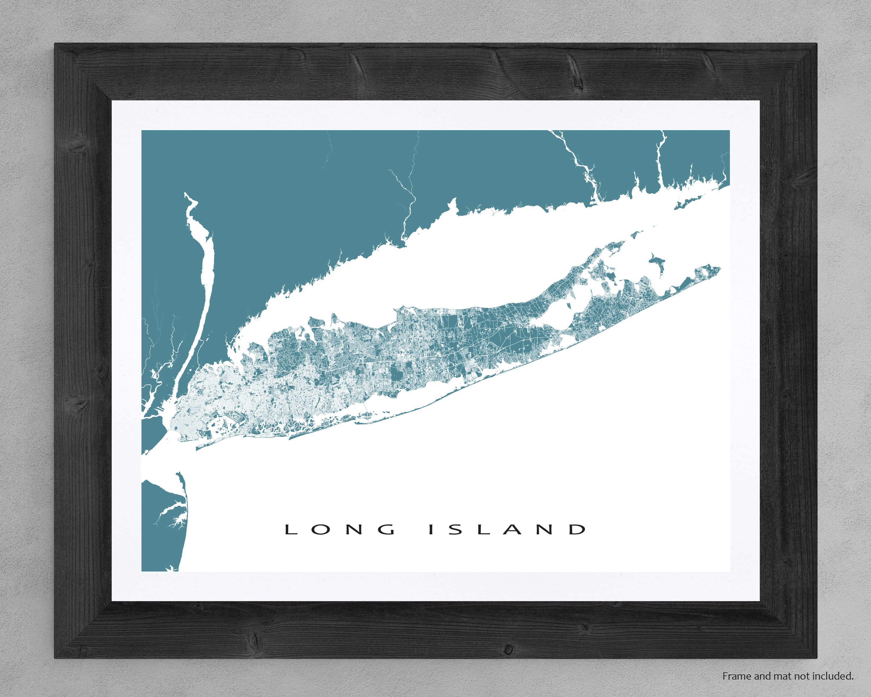 Long Island Map Art Print and Long Island Wall Art Poster New - Etsy UK