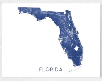 1822 Map of Florida - Etsy
