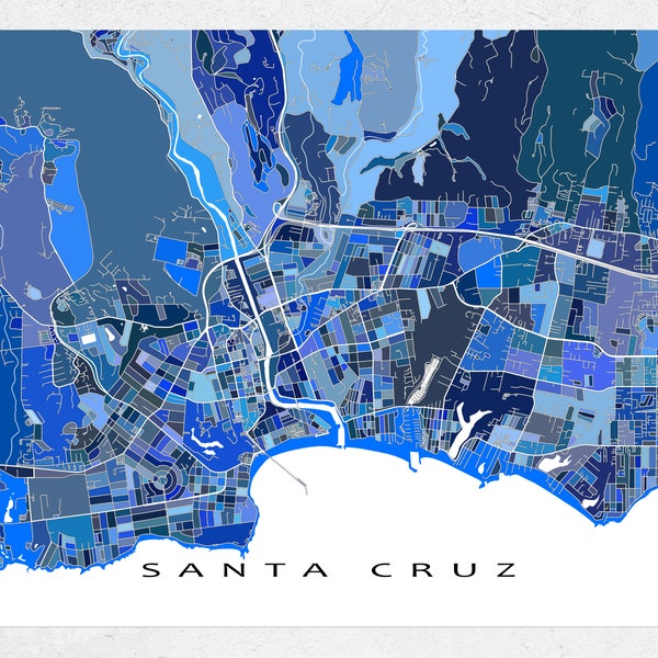 Santa Cruz Print - Etsy