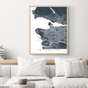 Vancouver Maps and Vancouver Poster for Vancouver Map Prints and ...