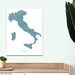 Italy Print, Italy Map of Italy Wall Art Prints, Italy Poster Wall ...