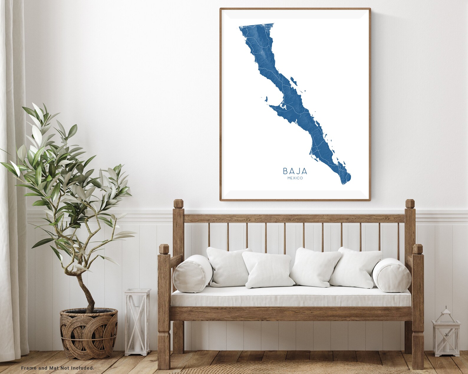 Baja California Map of Baja Map Print Topographic Baja Mexico | Etsy