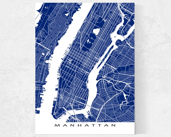 Map Of New York City Wall Art Wall Design Ideas
