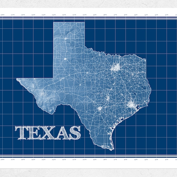 Topographic Map 3d Texas - Etsy