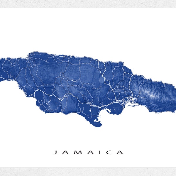 Map of Montego Bay Jamaica - Etsy