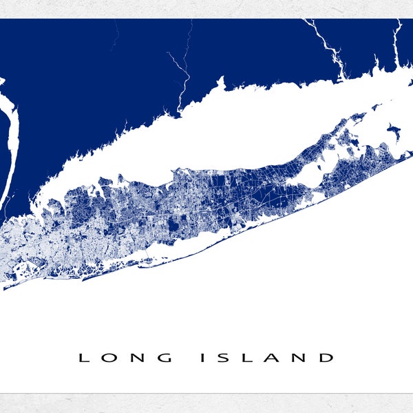 Long Island Map - Etsy
