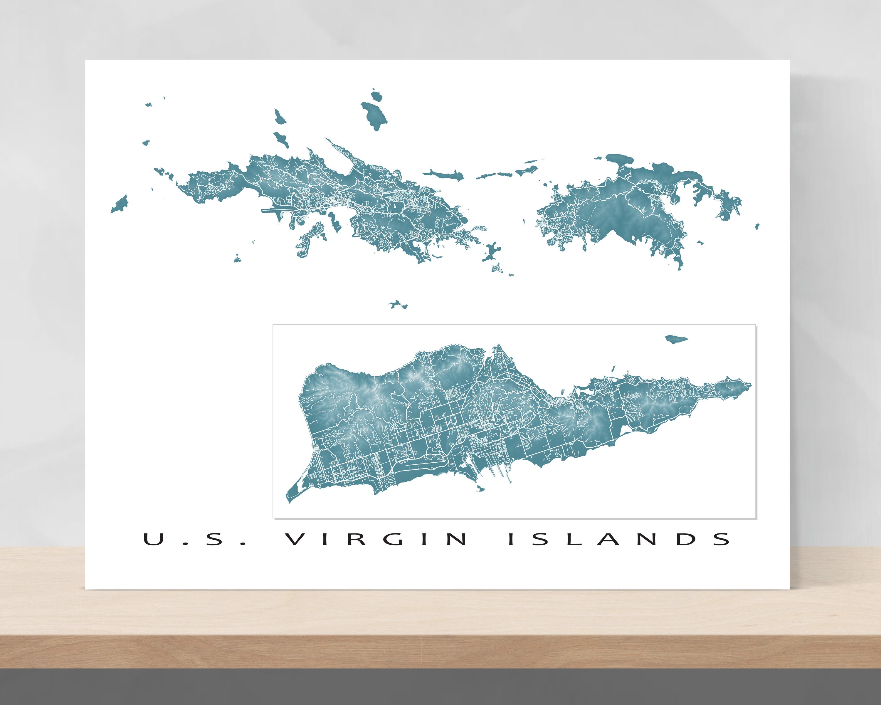 St Thomas Virgin Islands Map