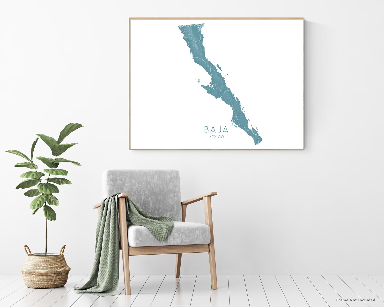 Baja California Map of Baja Map Print Topographic Baja Mexico | Etsy
