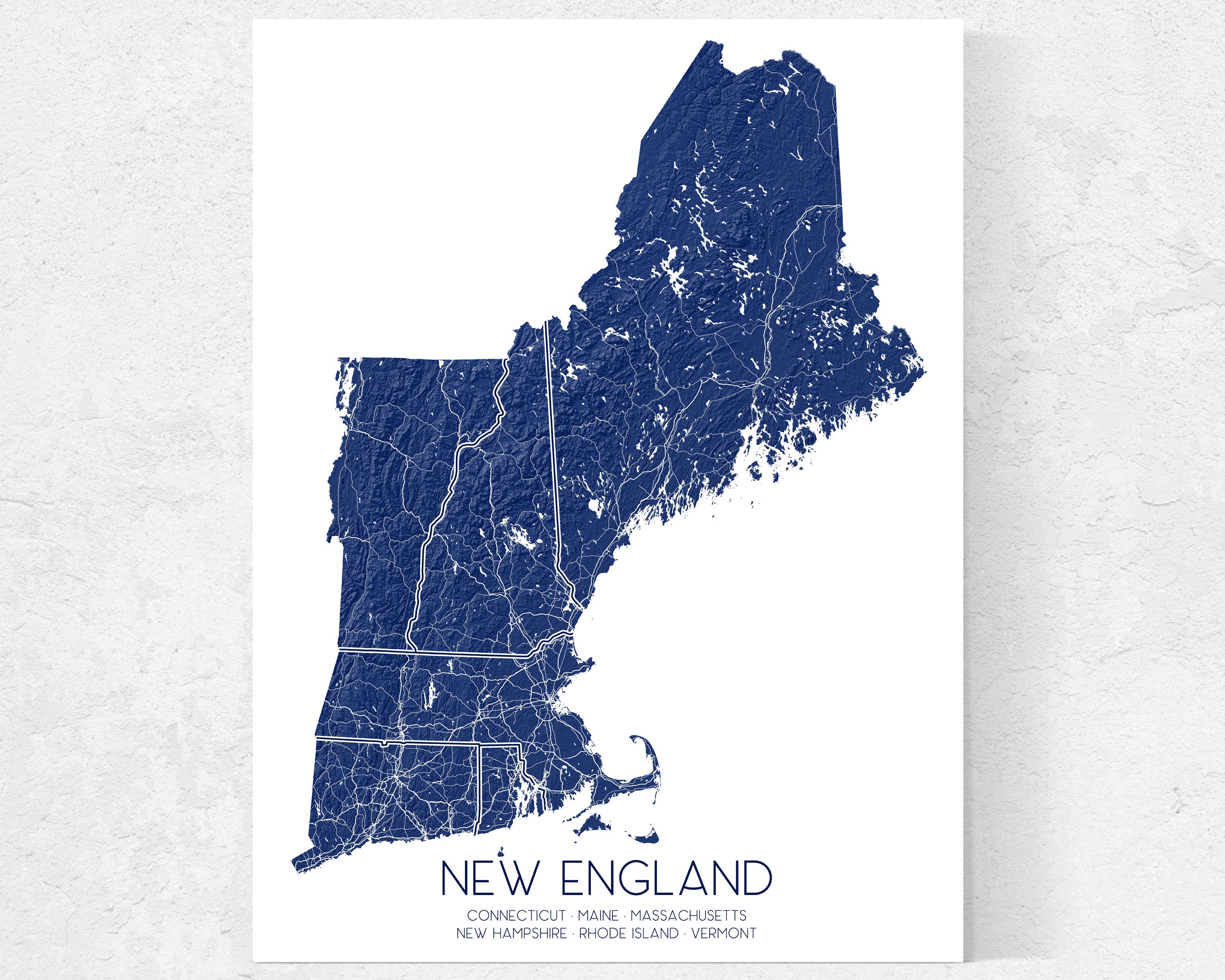Northern Vermont Topographic Map
