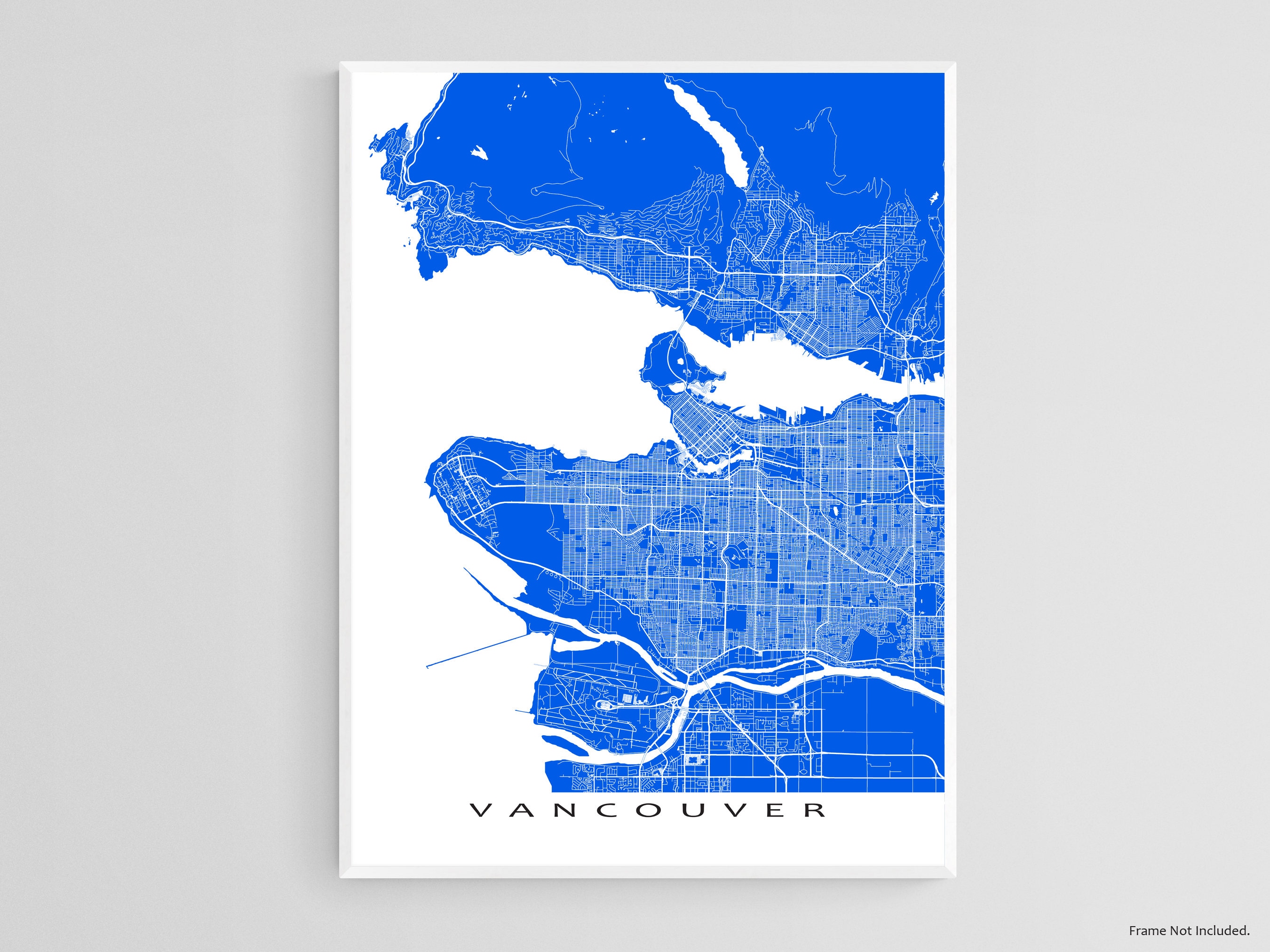 Vancouver Maps and Vancouver Poster for Vancouver Map Prints - Etsy Canada