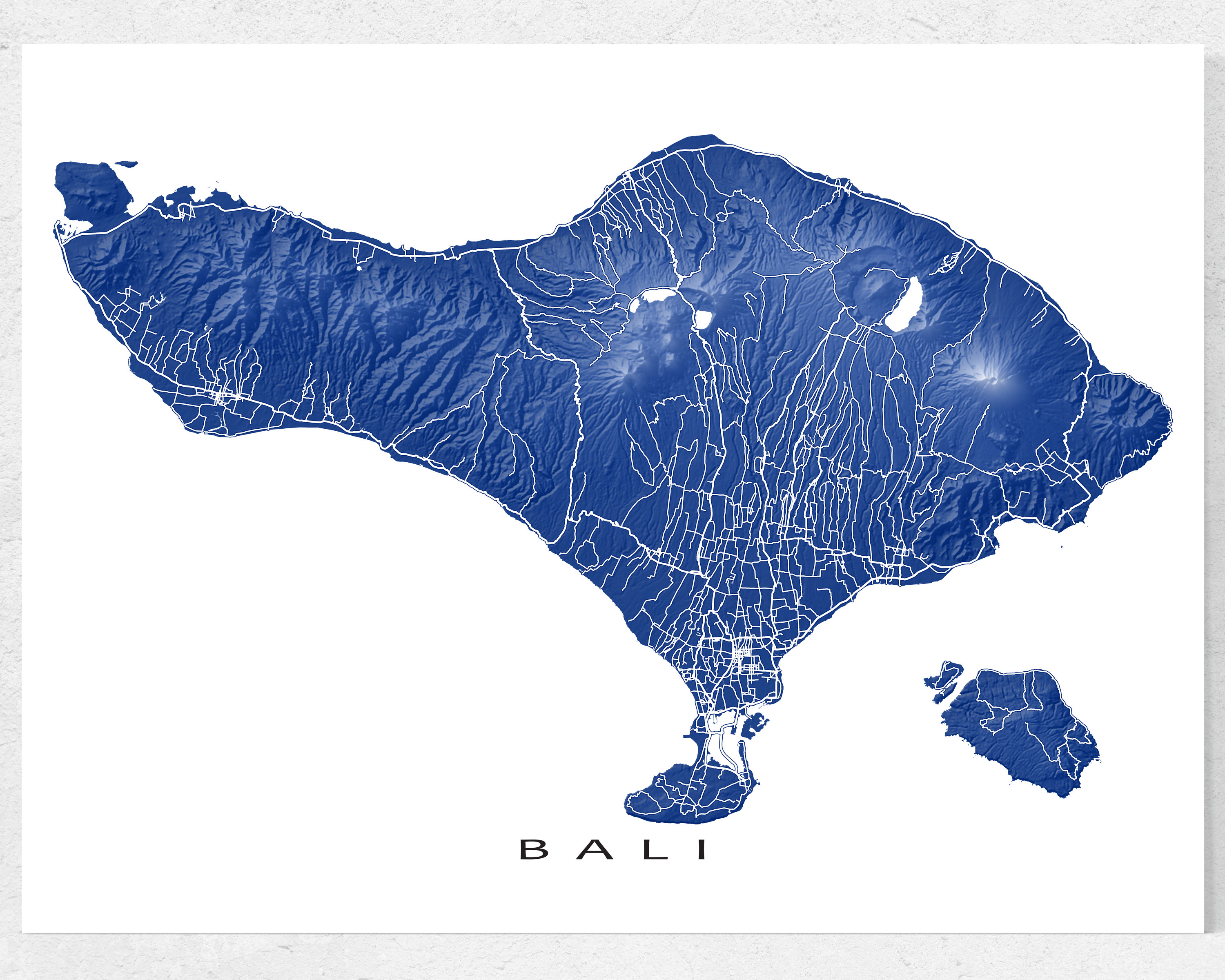 Bali Maps and Bali Decor for Bali Map Print and Bali Art | Etsy