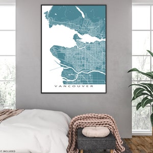 Vancouver Maps and Vancouver Poster for Vancouver Map Prints and ...