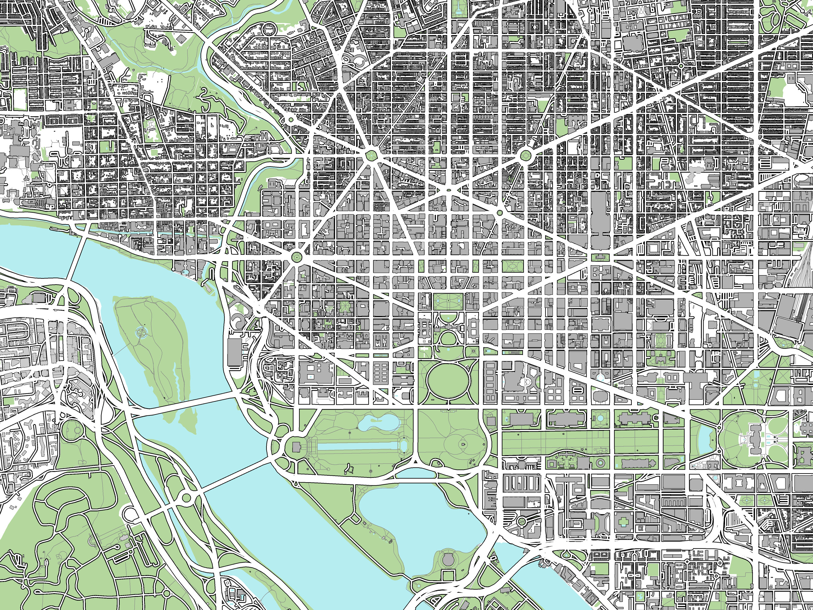 Washington District Of Columbia Map