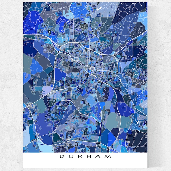 Street Map of Nc - Etsy