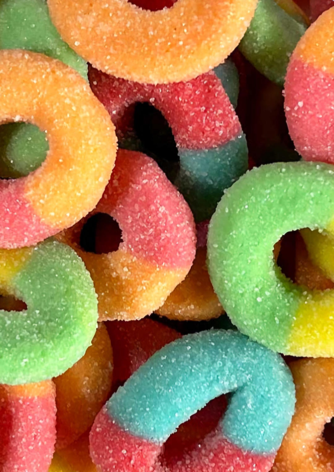 Gummy Rings Neon Gummy Rings Gummy Candy Assorted Flavor Gummy Rings - Etsy