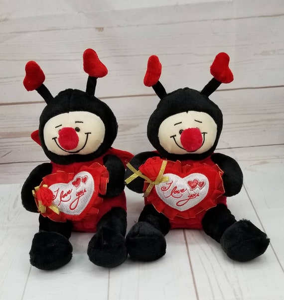 Plush Stuffed Animals Plushies Love Anniversary I love | Etsy