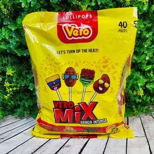 Vero Mix Banda Intensa Paletas Mexican Candy | Dulces Mexicanos ...