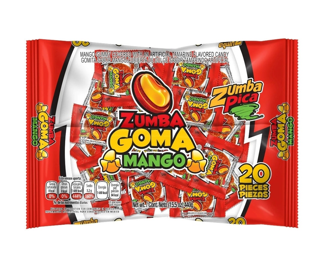 Zumba Goma Mexican Candy | Dulces Mexicanos | Chille Candy | Mixed ...