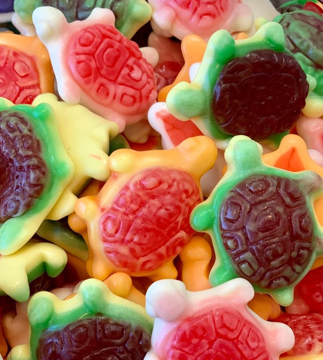 Turtle Filled Gummies Turtle Gummies Gummy Candy - Etsy