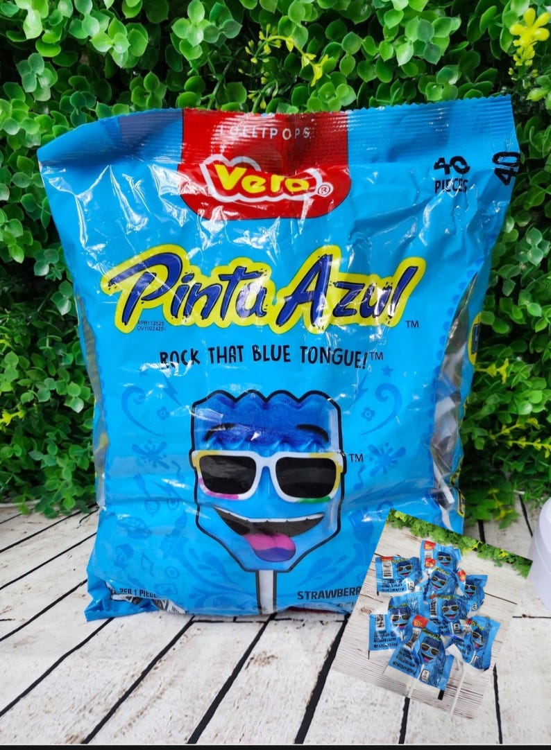 Pinta Azul Paletas Mexican Candy | Dulces Mexicanos | Chille Candy ...