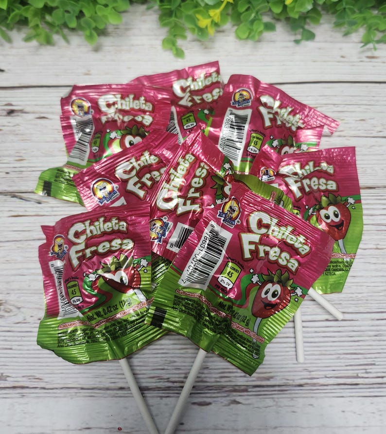 Chileta Paletas Mexican Candy | Dulces Mexicanos | Chille Candy | Mixed ...