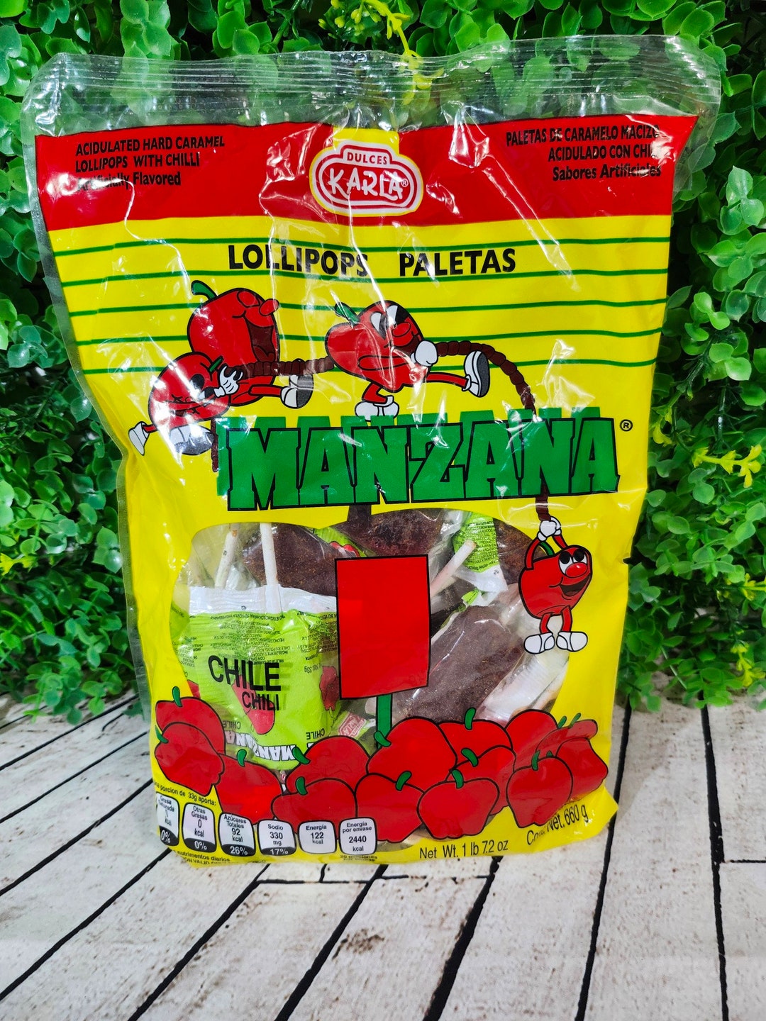 Manzana Paletas Mexican Candy | Dulces Mexicanos | Chille Candy | Mixed ...