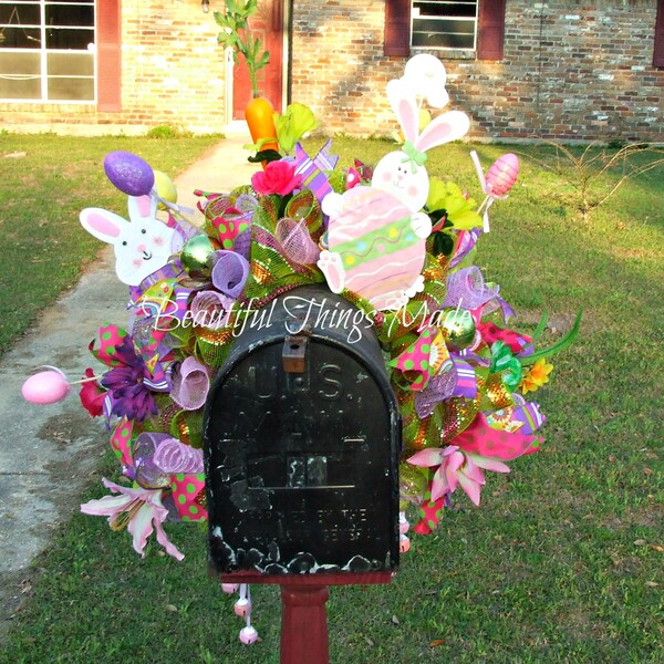 Easter Mailbox Swag - Etsy