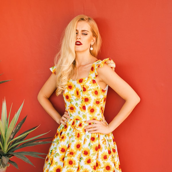 Sunflower Dress - Etsy