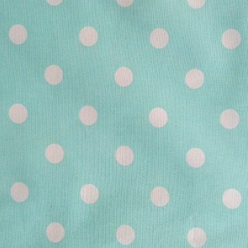 Mint Polka Dot Fabric 100% Cotton Fabric for CUSTOM ORDER or - Etsy