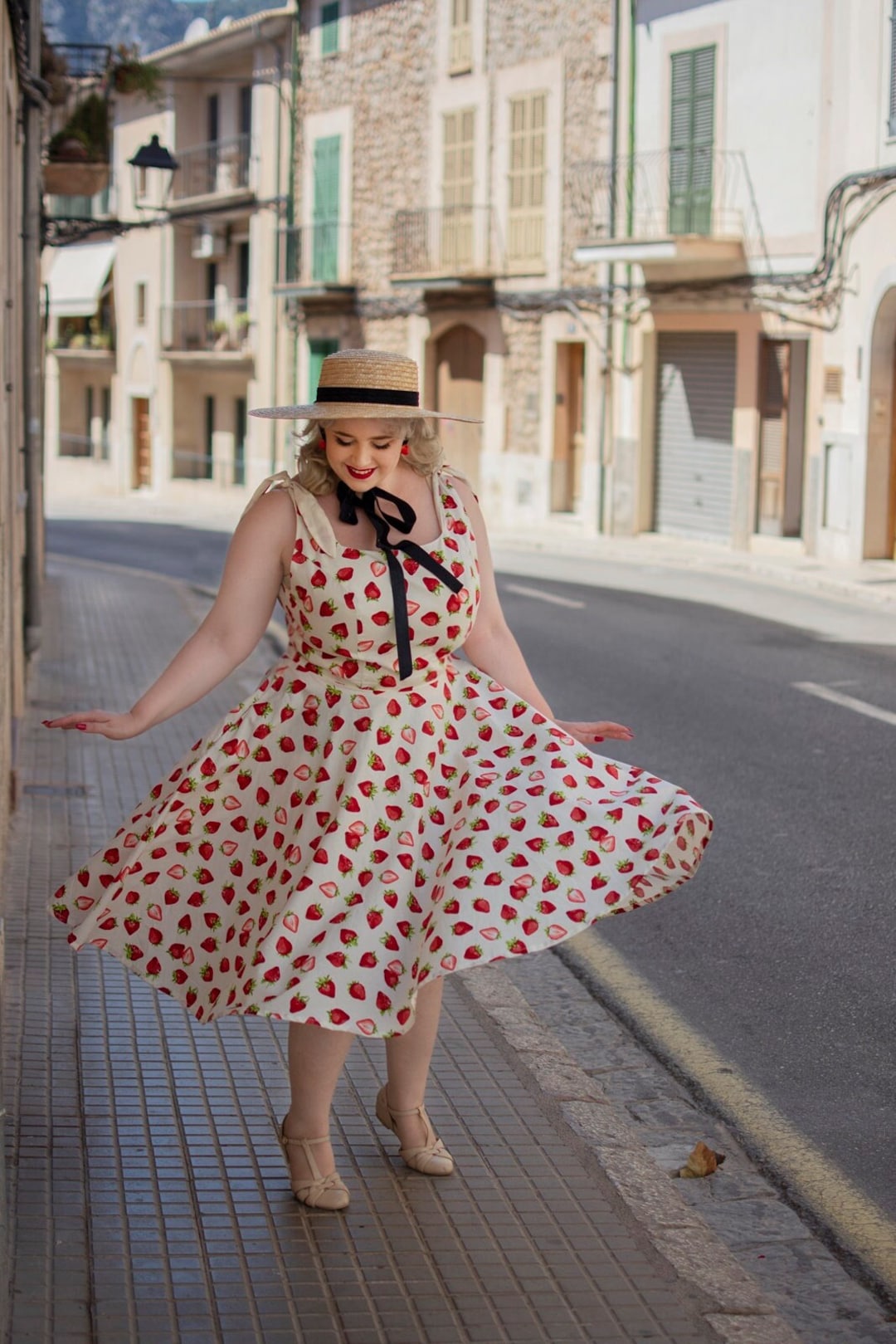 Strawberry Dress Skylar Dress Vintage Dress Pin up Dress 50s Dress ...