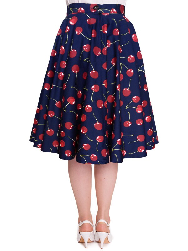 Red Cherry Skirt Cherries Women Circle Skirt Summer Skirt - Etsy